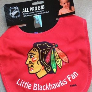 Accessories | New Nhl All Pro Little Blackhawks Fan Bib | Poshmark